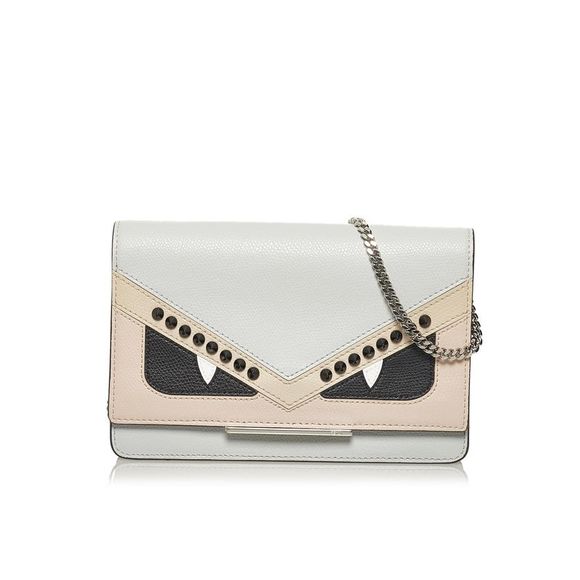 Fendi | Bags | Pre Loved Fendi Monster Wallet On Chain | Poshmark